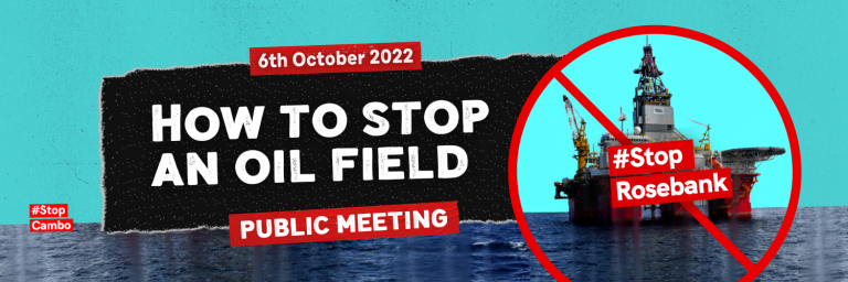 How to Stop an Oil Field: Edinburgh - Friends of the Earth Scotland
